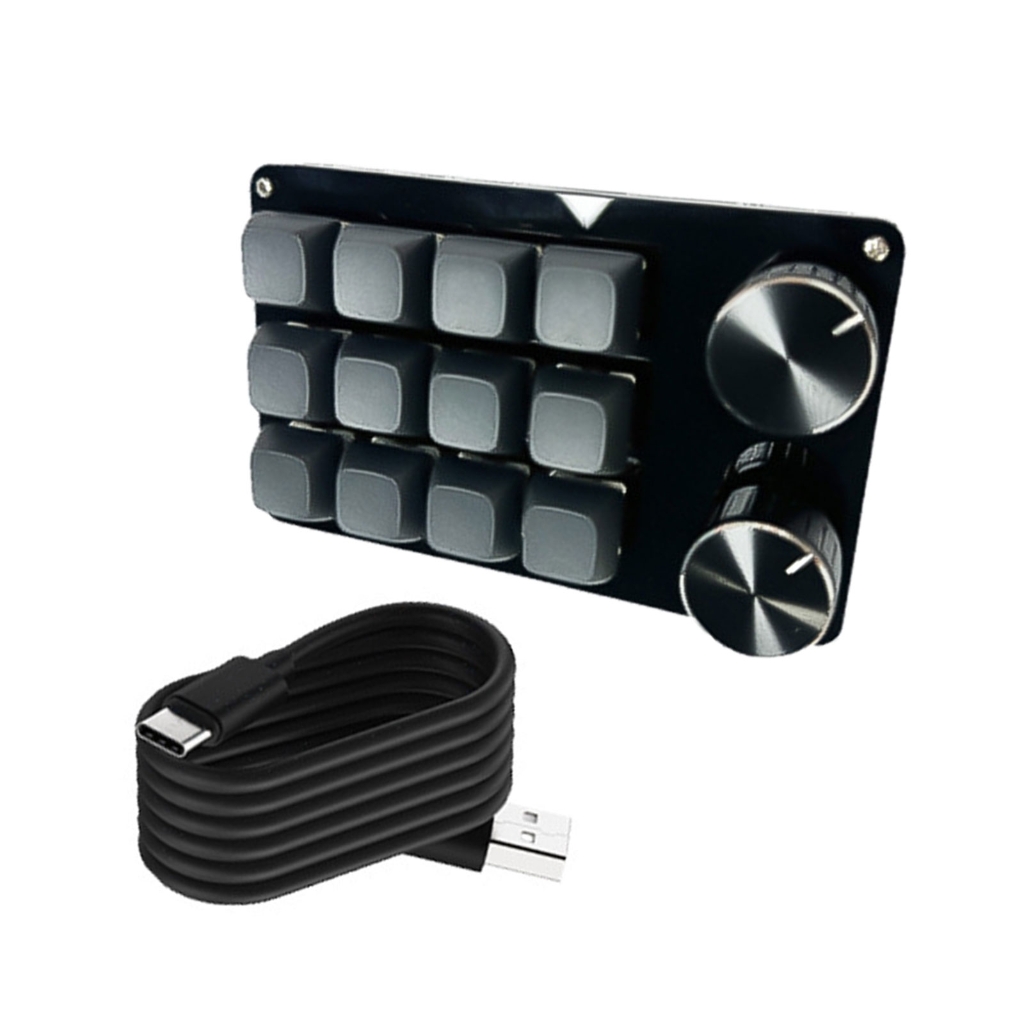 9Key/10Key/12Key/15Key Mechanical Macro Keypad with Personalizes Knob, Hot Swappable Switches ...