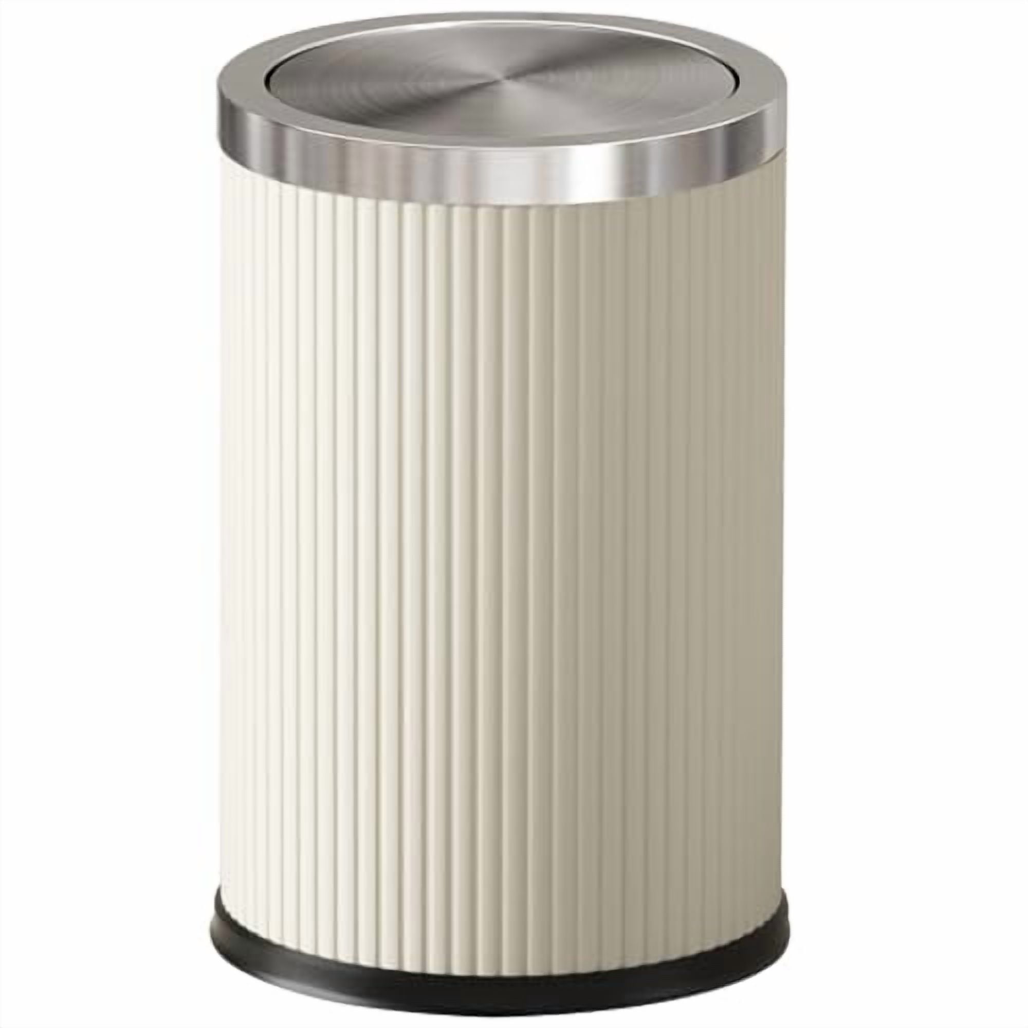 9L/2.3GAL Small Trash Can with Swing Lid,Fancy Gold Waste Paper Baskets ...