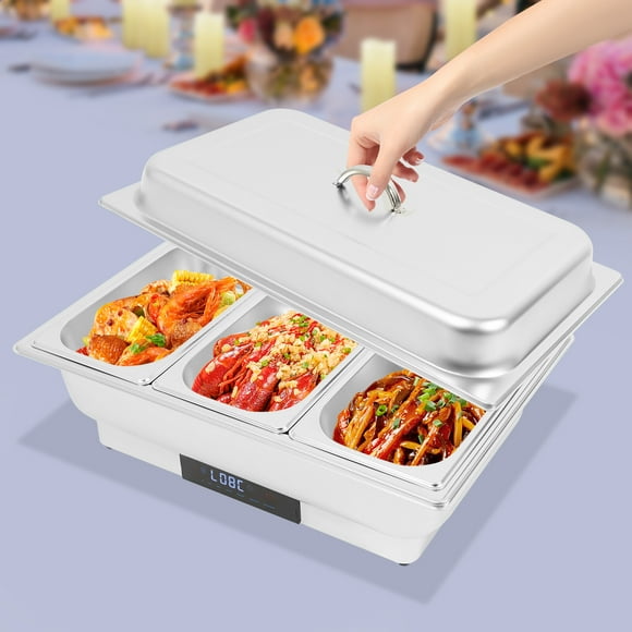 3 Section Food Warmer