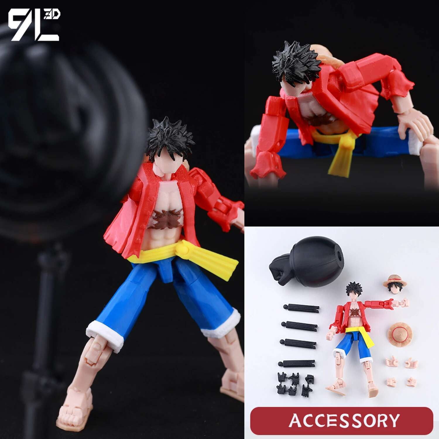 9L 3D printed anime jujutsu Kaisen Sukuna luxury accessories lucky ...