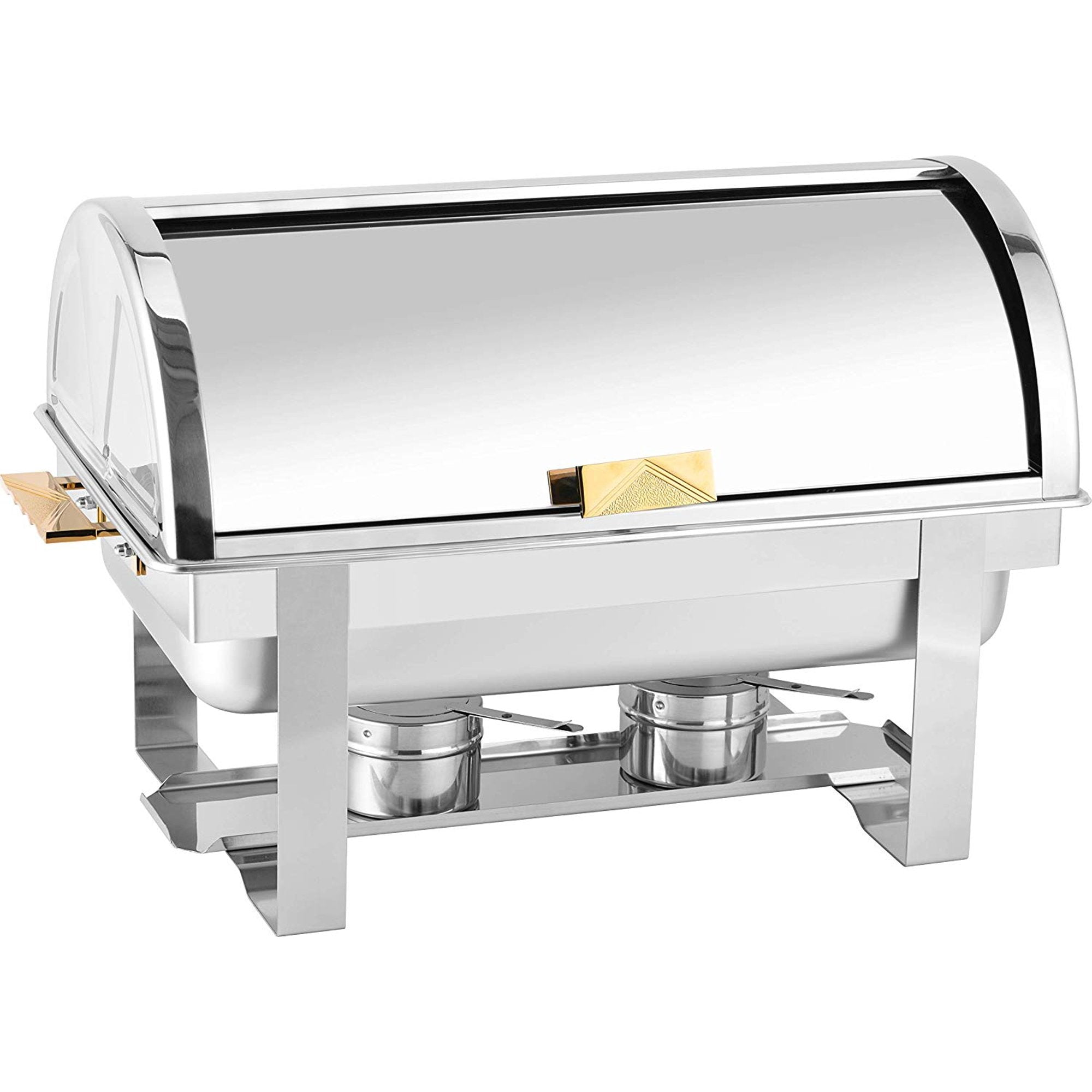 R & B Import 9L Chafer, Roll-top Lid, Buffet Warmer, Stainless Steel ...