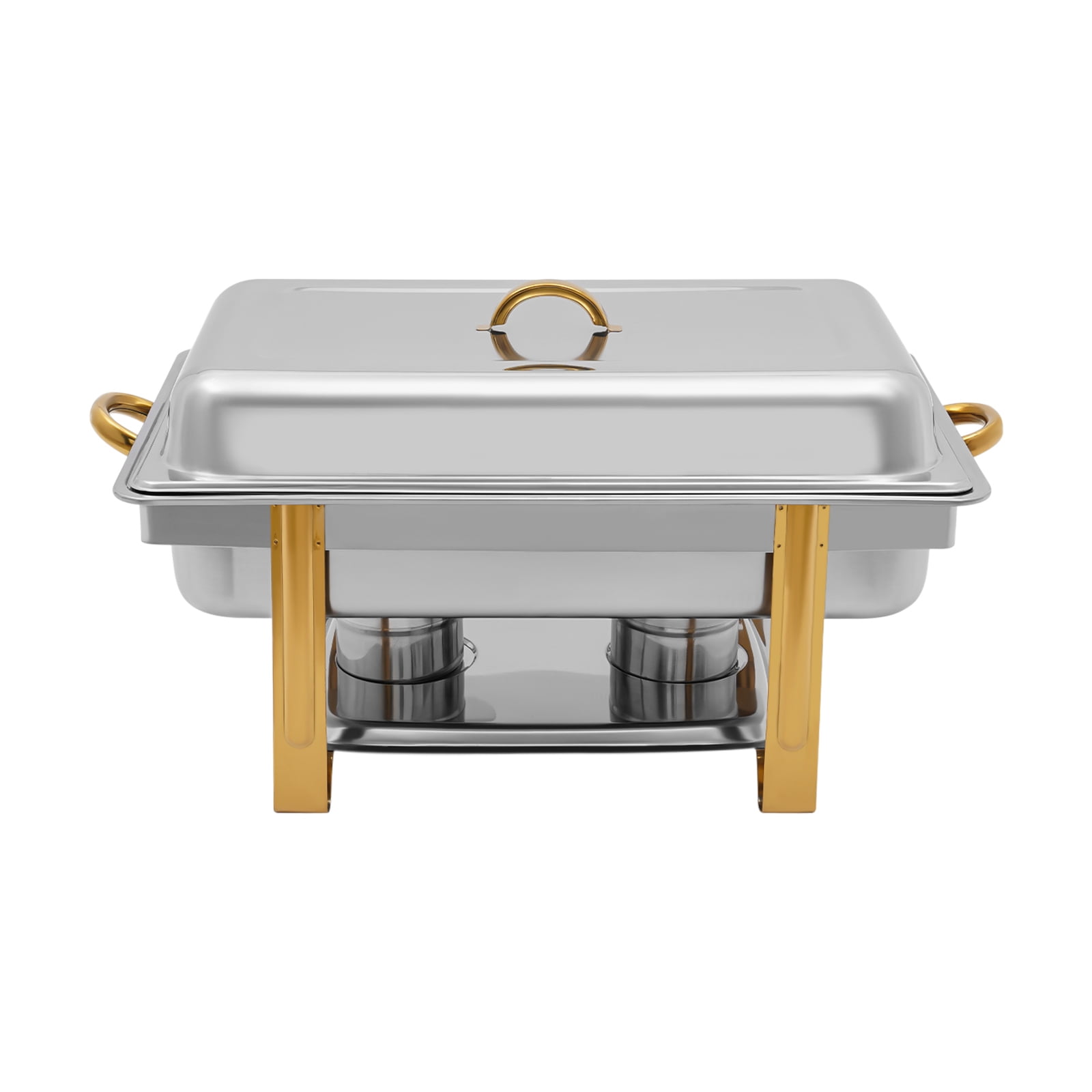 9L Food Warmer Stainless Steel Chafing Dish with Lid Catering Buffet ...