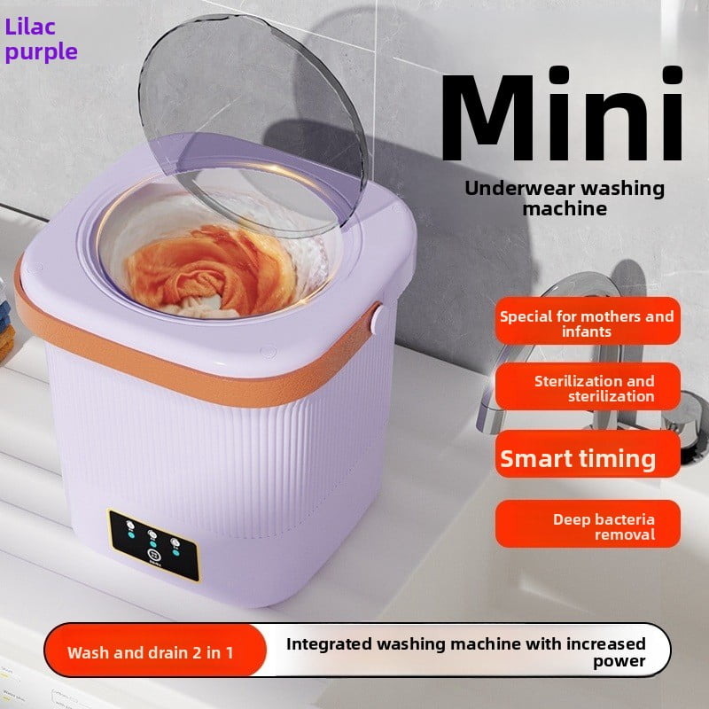 9L Mini Washing Machine for Underwear & Socks – Compact Portable Washer ...
