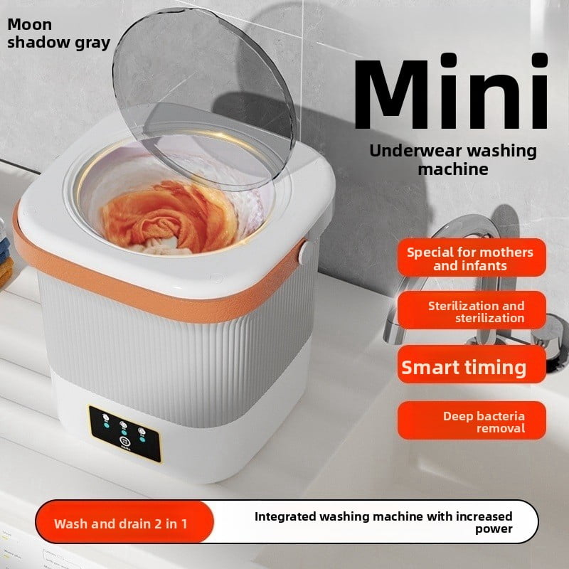 9L Mini Washing Machine for Underwear & Socks – Compact Portable Washer ...