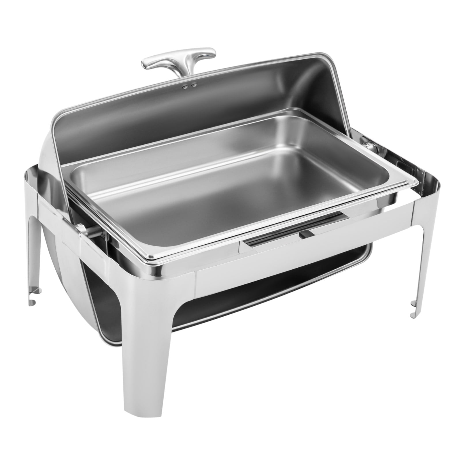 9L Roll Top Stainless Steel Chafing Dish Buffet Set,9.5 Quart Buffet ...