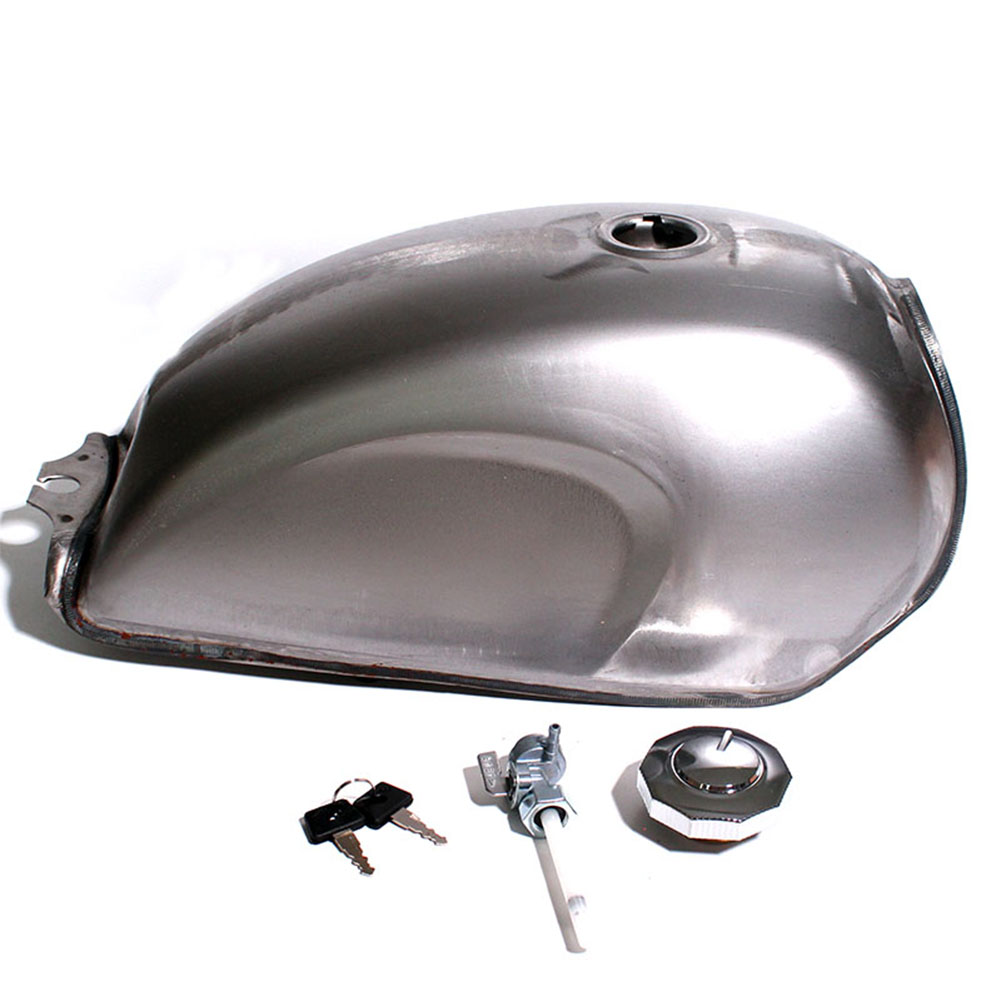 CFMOTO Mandrill Universal 9L Motorcycle Gas Fuel Tank Kit, Raw Bare ...