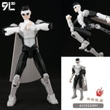 9L3D Lucky 13 Invincible Boy Conquer Omni Action Figure 3D Printed ...