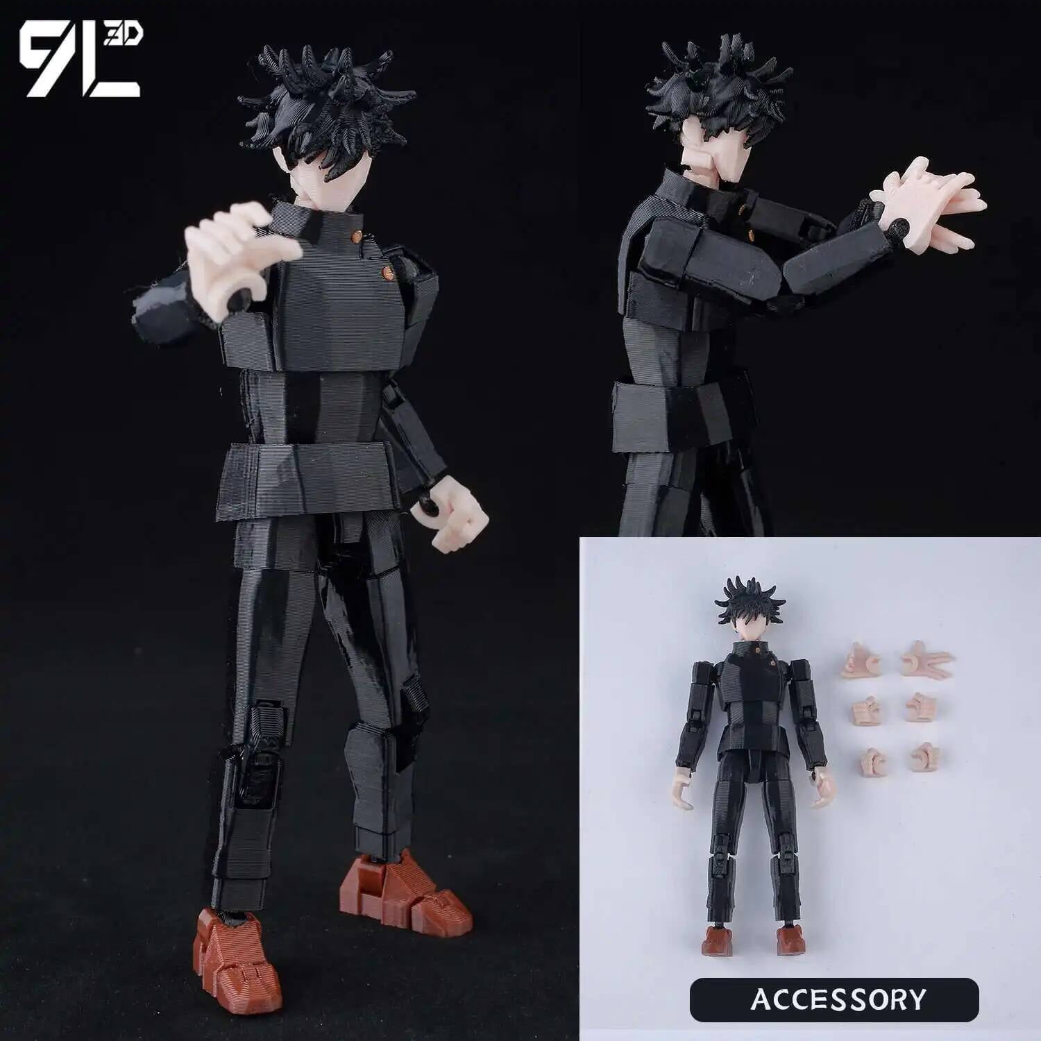9L3D Lucky13 Gojo Sukuna Jujutsu Fushiguro Toji Gojo Satoru Action ...