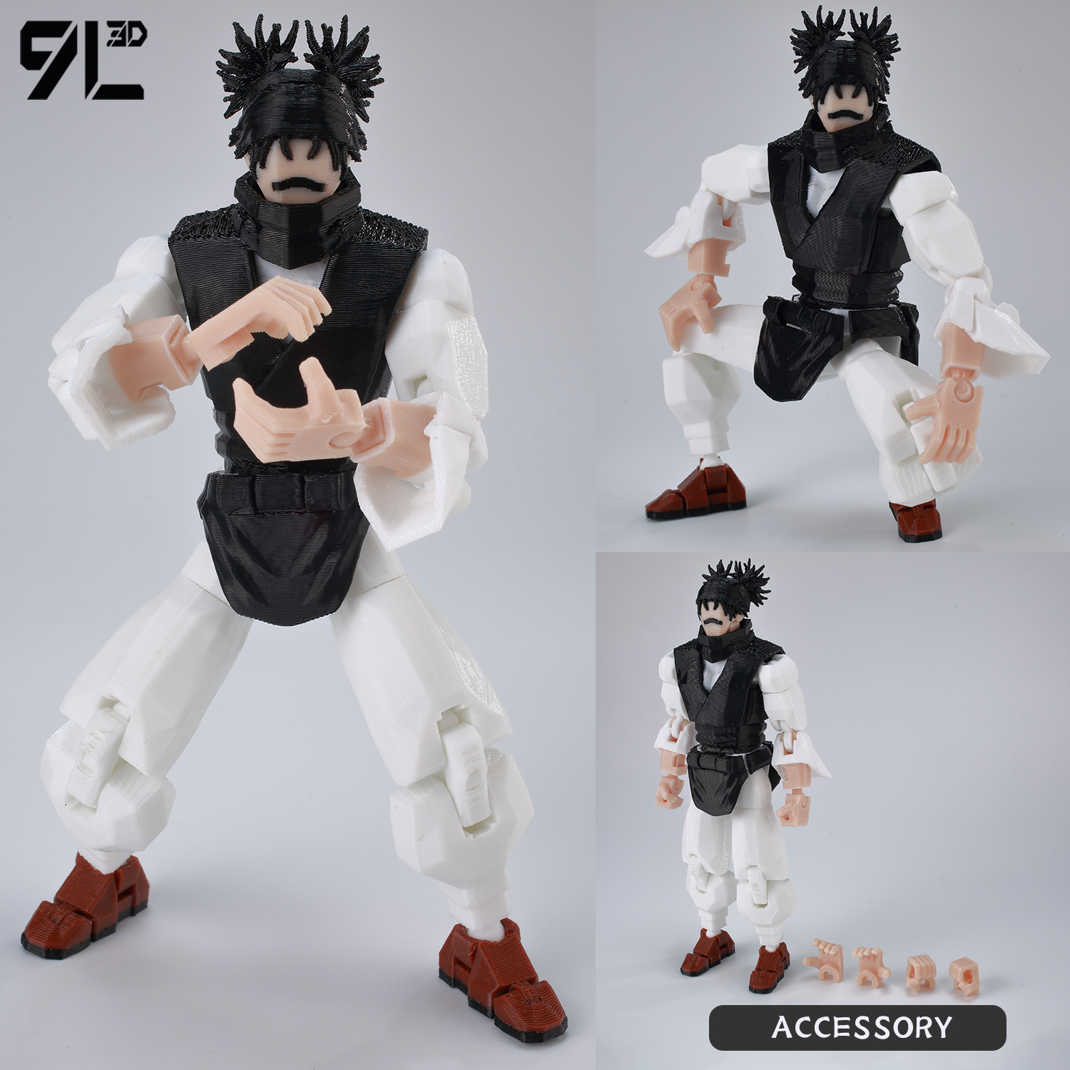 9L3D Lucky13 Gojo Sukuna Jujutsu Fushiguro Toji Gojo Satoru Action ...