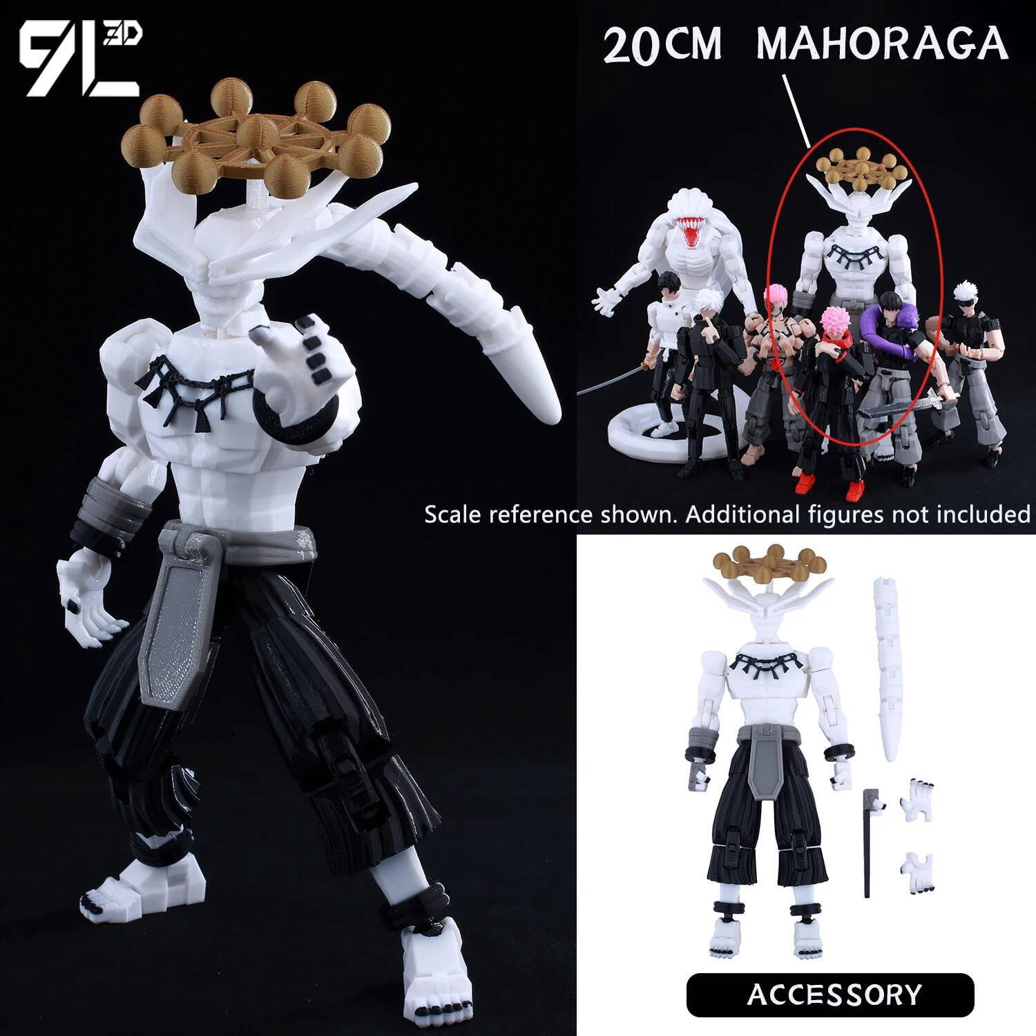 9L3D Lucky13 Gojo Sukuna Jujutsu Fushiguro Toji Gojo Satoru Action ...