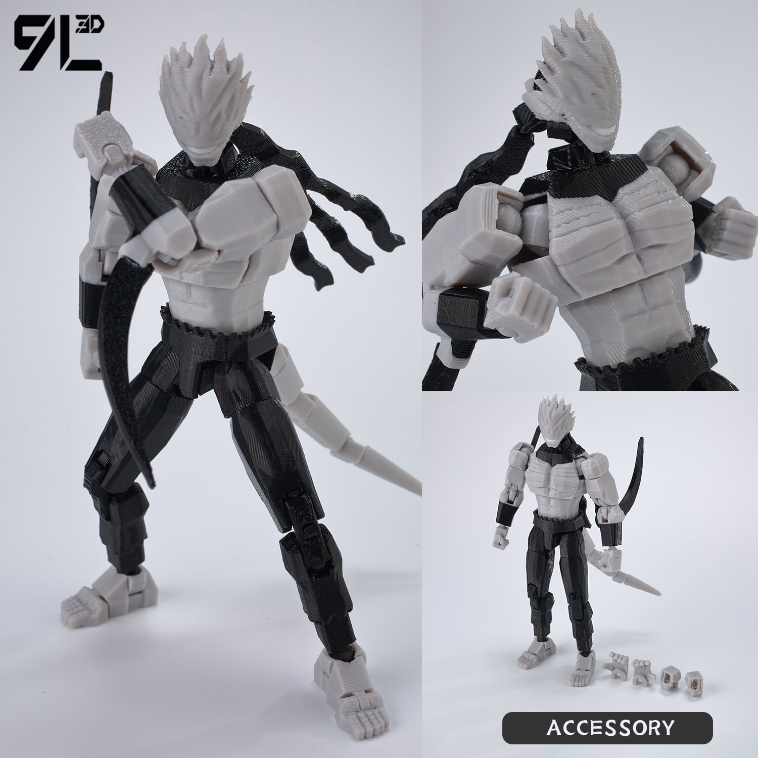 9L3D Lucky13 Gojo Sukuna Jujutsu Fushiguro Toji Gojo Satoru Action ...