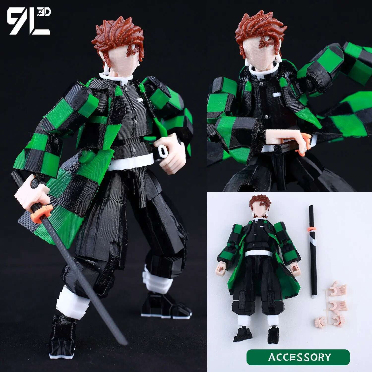 9L3D Mahoraga & Gojo Satoru 3D Printed Figures Set Jujutsu Kaisen Anime ...