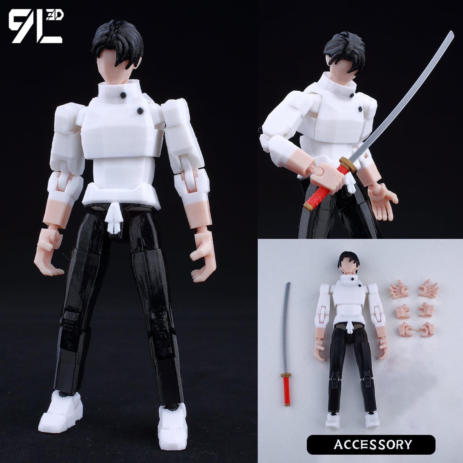 9L3D Printed Anime Jujutsu Kaisen Sukuna Yuji Yuta Satoru Gojo Lucky ...