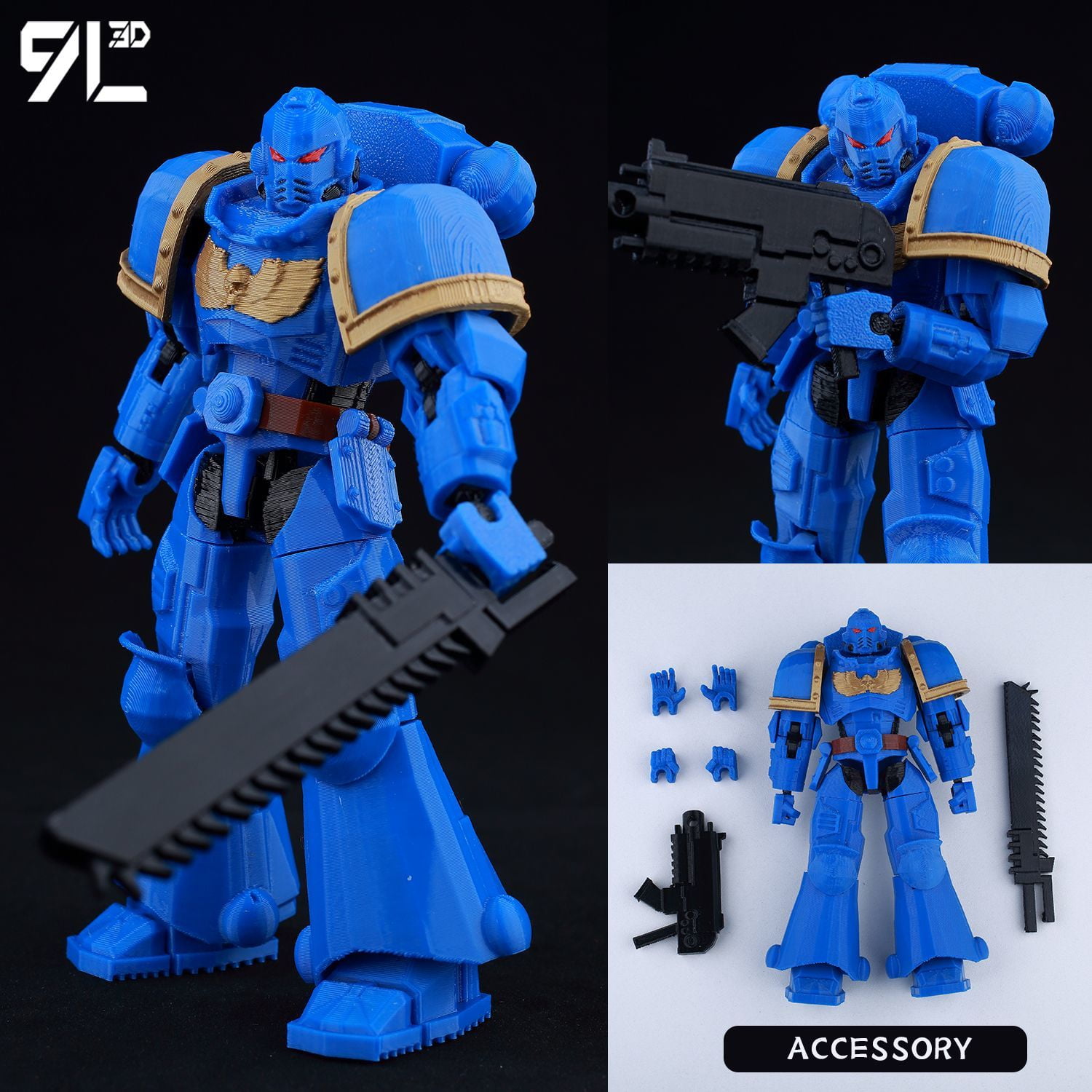9L3D printing multi joint movable doll Lucky13 can pose multi joint ...