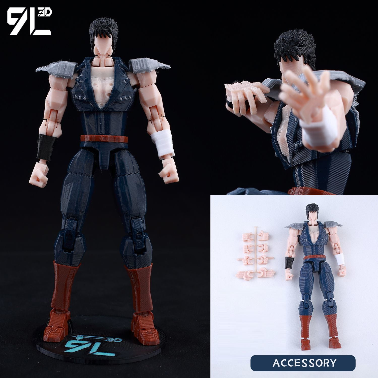 9L3D printing multi joint movable doll Lucky13 can pose multi joint ...