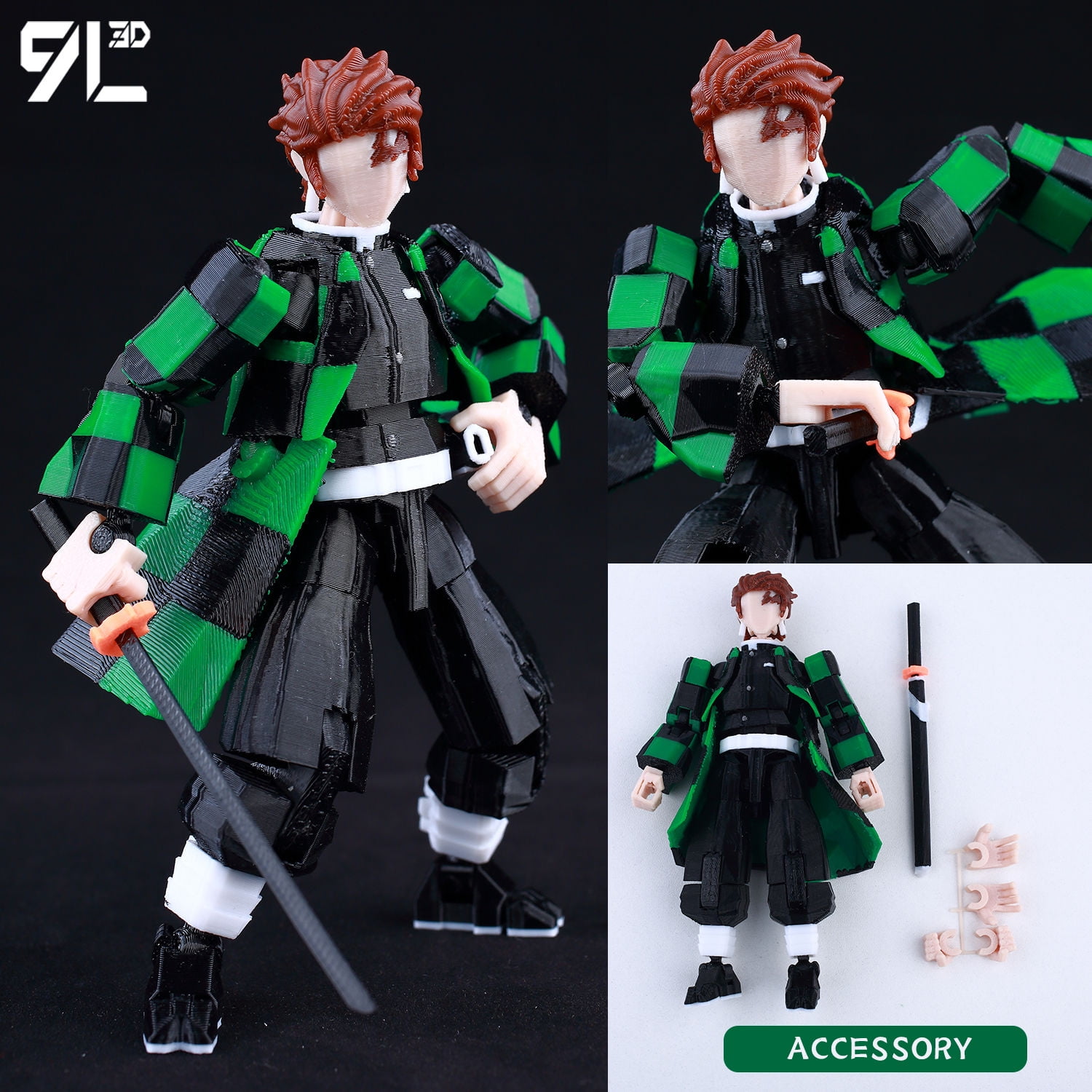 9L3D printing multi joint movable doll Lucky13 can pose multi joint ...
