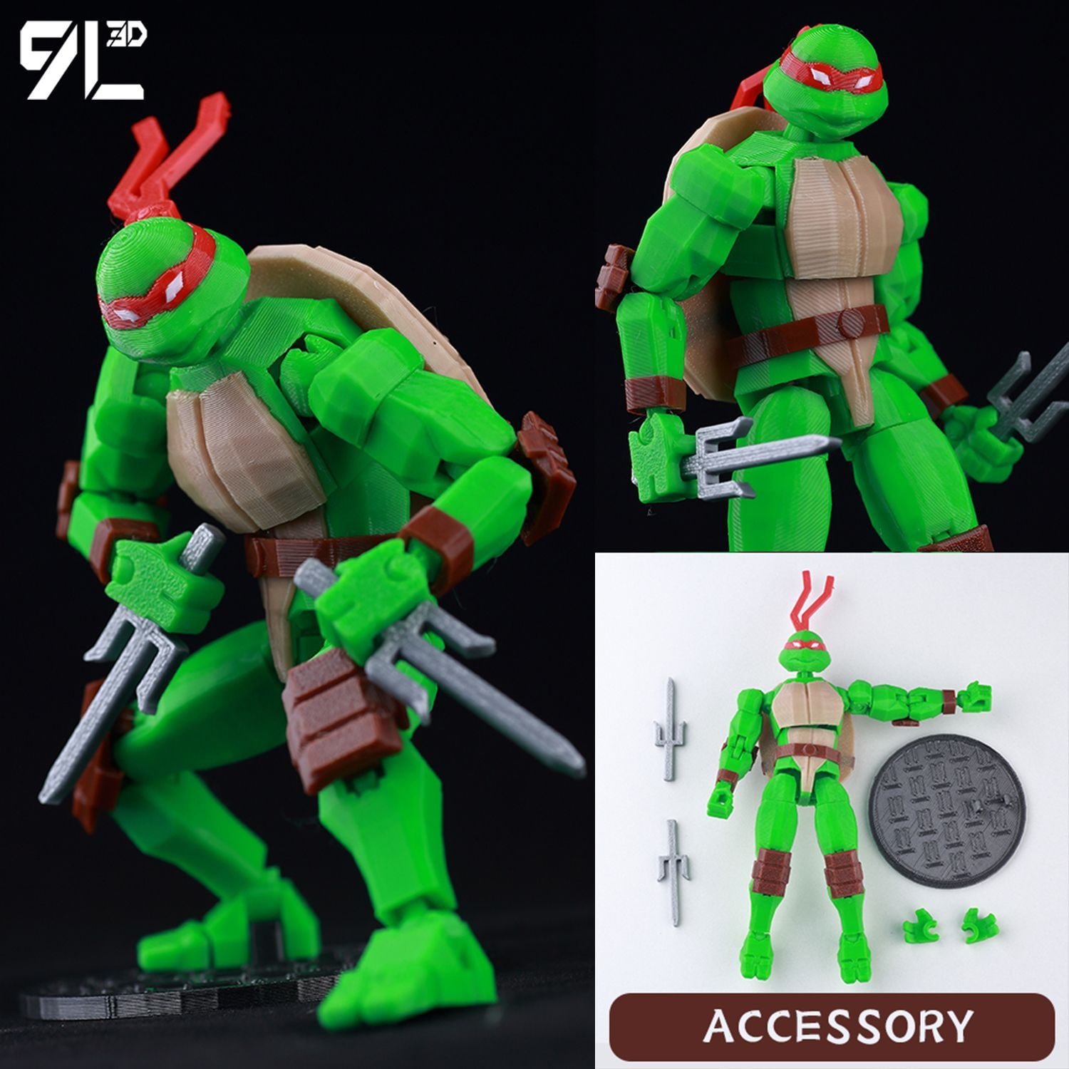 9L3D printing multi joint movable doll Lucky13 can pose multi joint ...