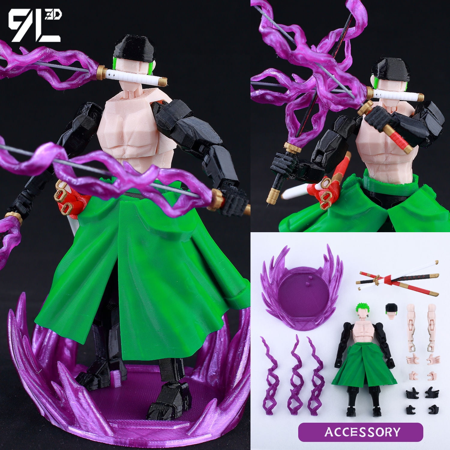 9L3D printing multi joint movable doll Lucky13 can pose multi joint ...