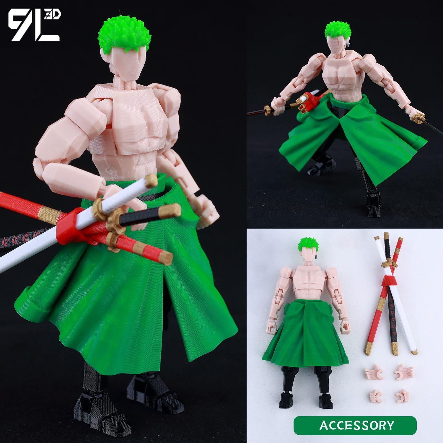 9L3D printing multi joint movable doll Lucky13 can pose multi joint ...