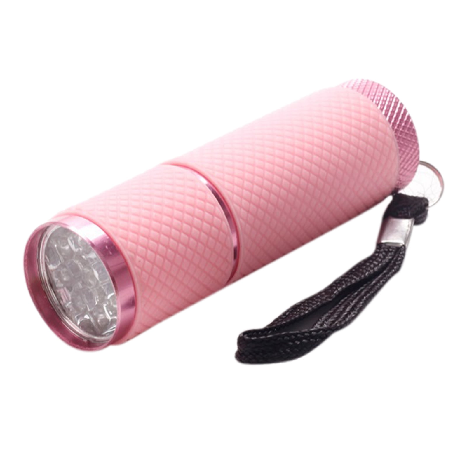 9LED Mini Flashlight with Lanyard Camping Light Waterproof Aluminum ...