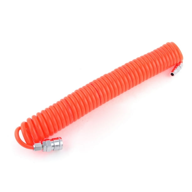 9M 29.5 Ft Long 8mm x 5mm Flexible PU Recoil Hose for Compressor Air ...