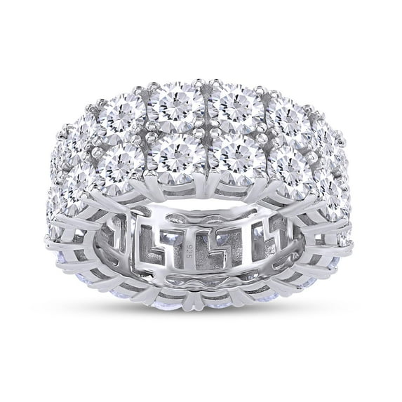 9MM Width Moissanite Wedding Band Full Eternity Rings for Women, 12.75 ...