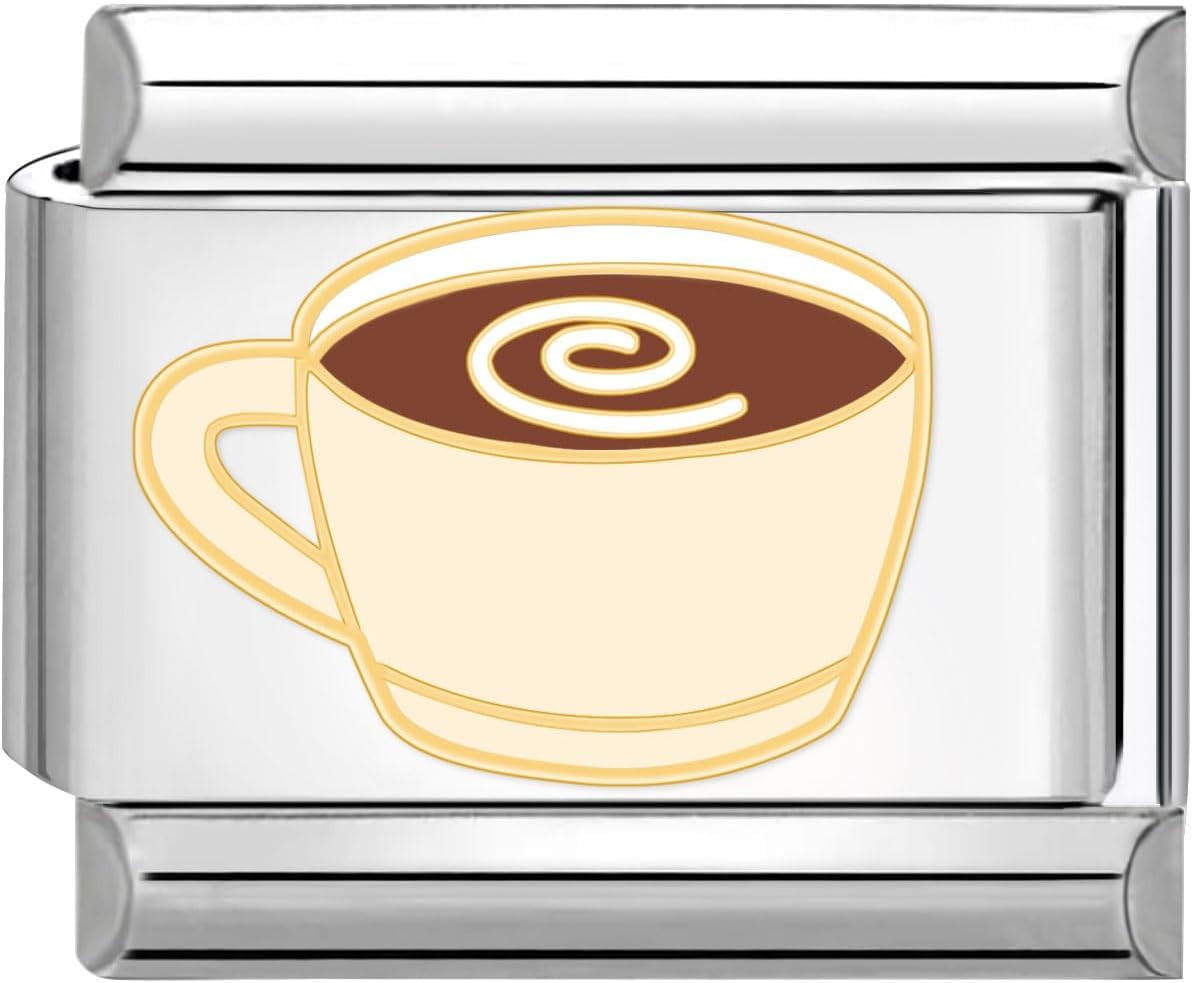 9Mm Italian Charms Bracelet, Traditional Classic Type Italian Charm ...