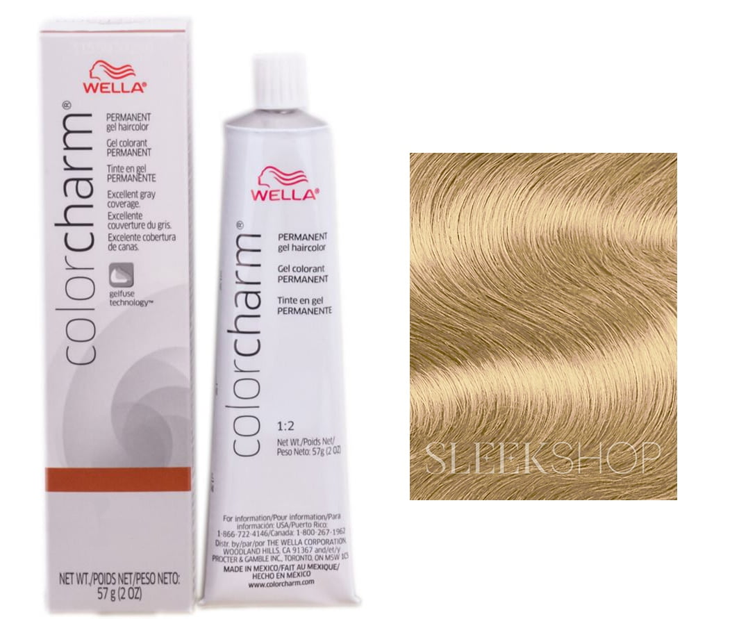 9NG - Sand Blonde , Wella Color Charm Gel Permanent Tube Haircolor ...