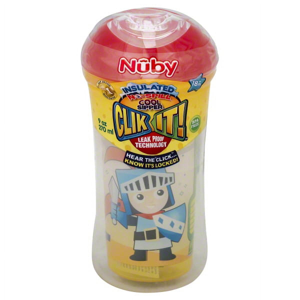 9Oz Ins Clikit Cool Sipper Cup, PartNo 10181CS12-, by Luv 'N Care, Baby ...