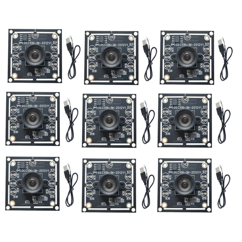 9PCS 100 Degree Camera Module 1MP OV9732 1280x720 30fps USB Camera ...