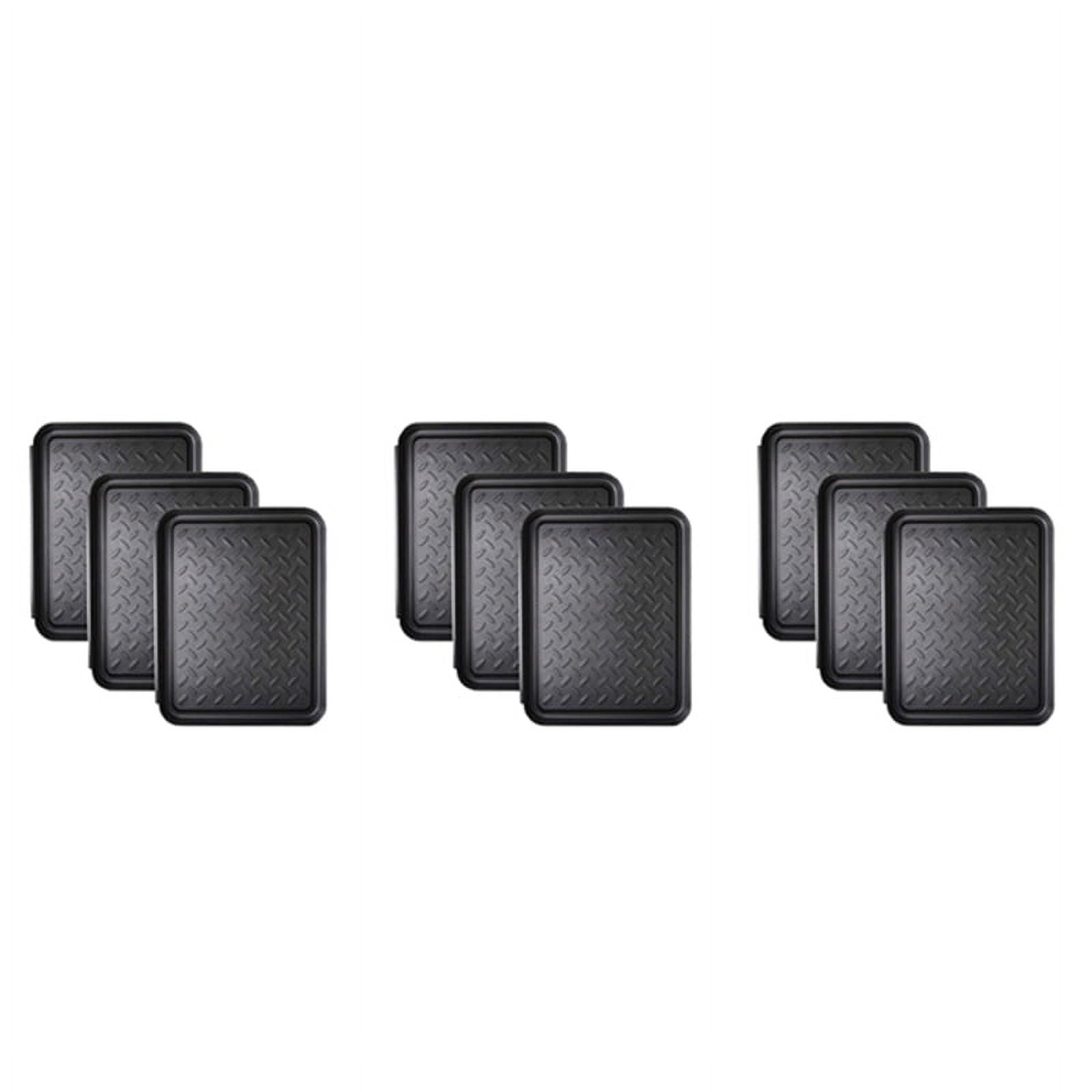 9PCS Boot Tray Heavy Duty Shoe Mat Trays,Storage Tray,Dog Bowl or Cat ...