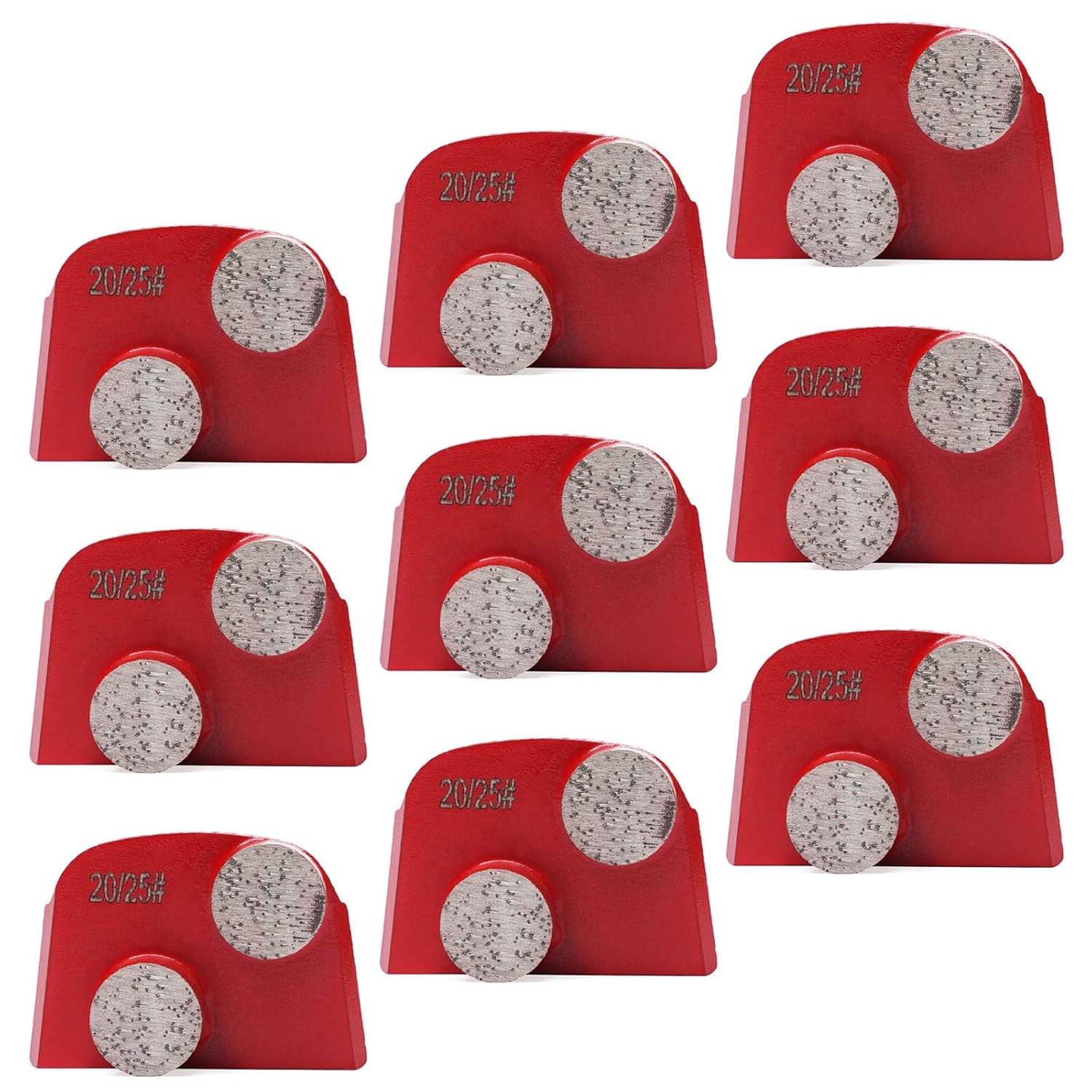 Diamond Concrete Grinding Discs, Pack of 9 Grind Tool, Medium Bond ...