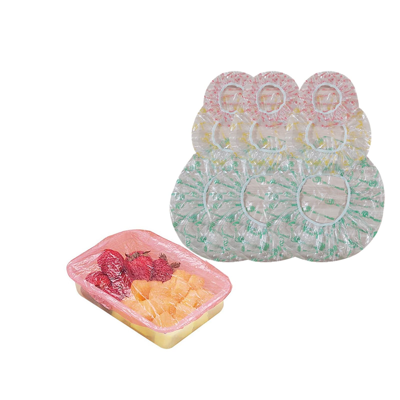 9PCS Elastic Food Covers Set | Reusable & Disposable PE Plastic Bowl ...