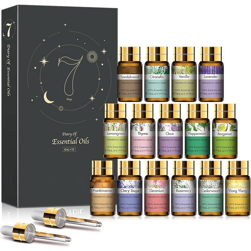 9PCS Fruit Fragrance Oil Set for Soap Making Diffusers, 10ml/0.33fl.oz ...