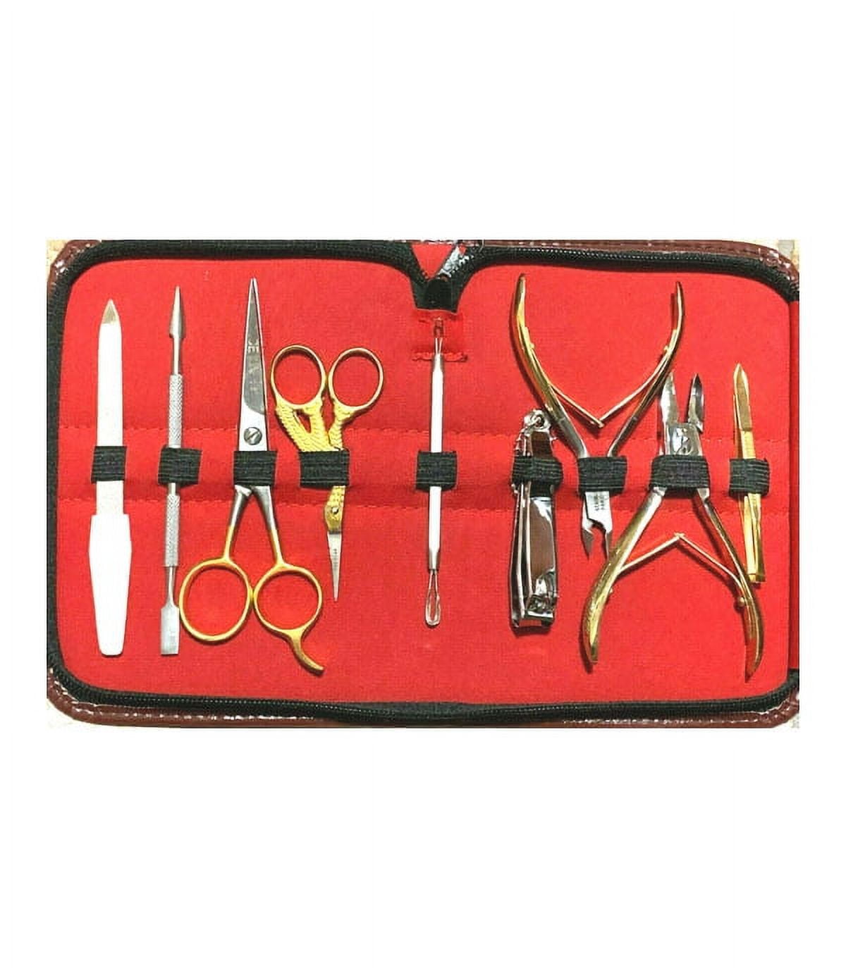 9PCS Professional Manicure & Pedicure Beauty Implements Tool Set ...