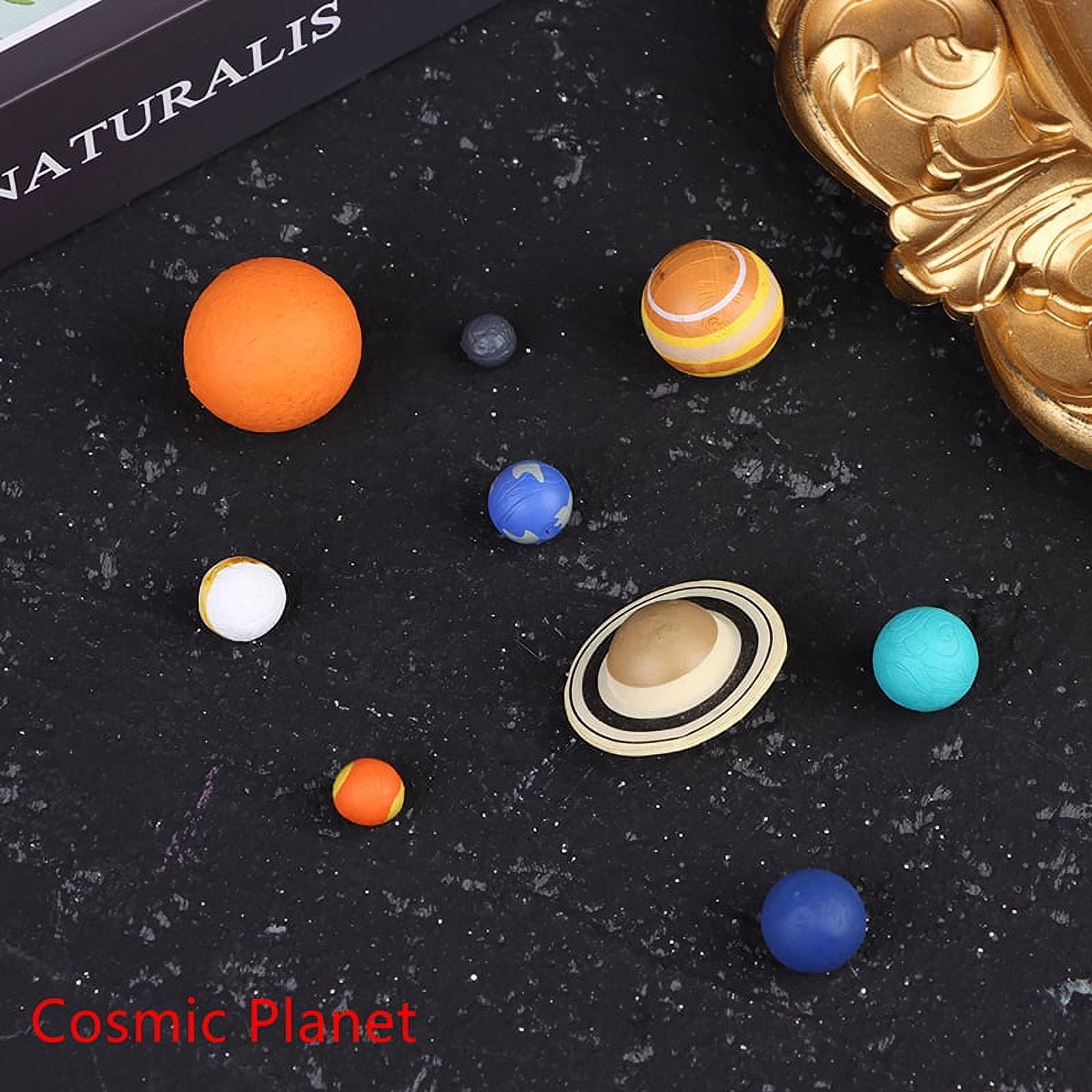 9PCS Simulation Solar System Earth Globe Eight Planets Ball Cosmic ...