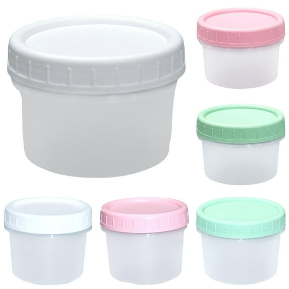 9PCS Small Plastic Containers with Lids 120ML+160ML,Food Storage ...
