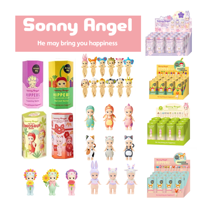 9PCS Sonny Angel Hipper Cat Life Series Sonny Angles Figure Toy Blind ...