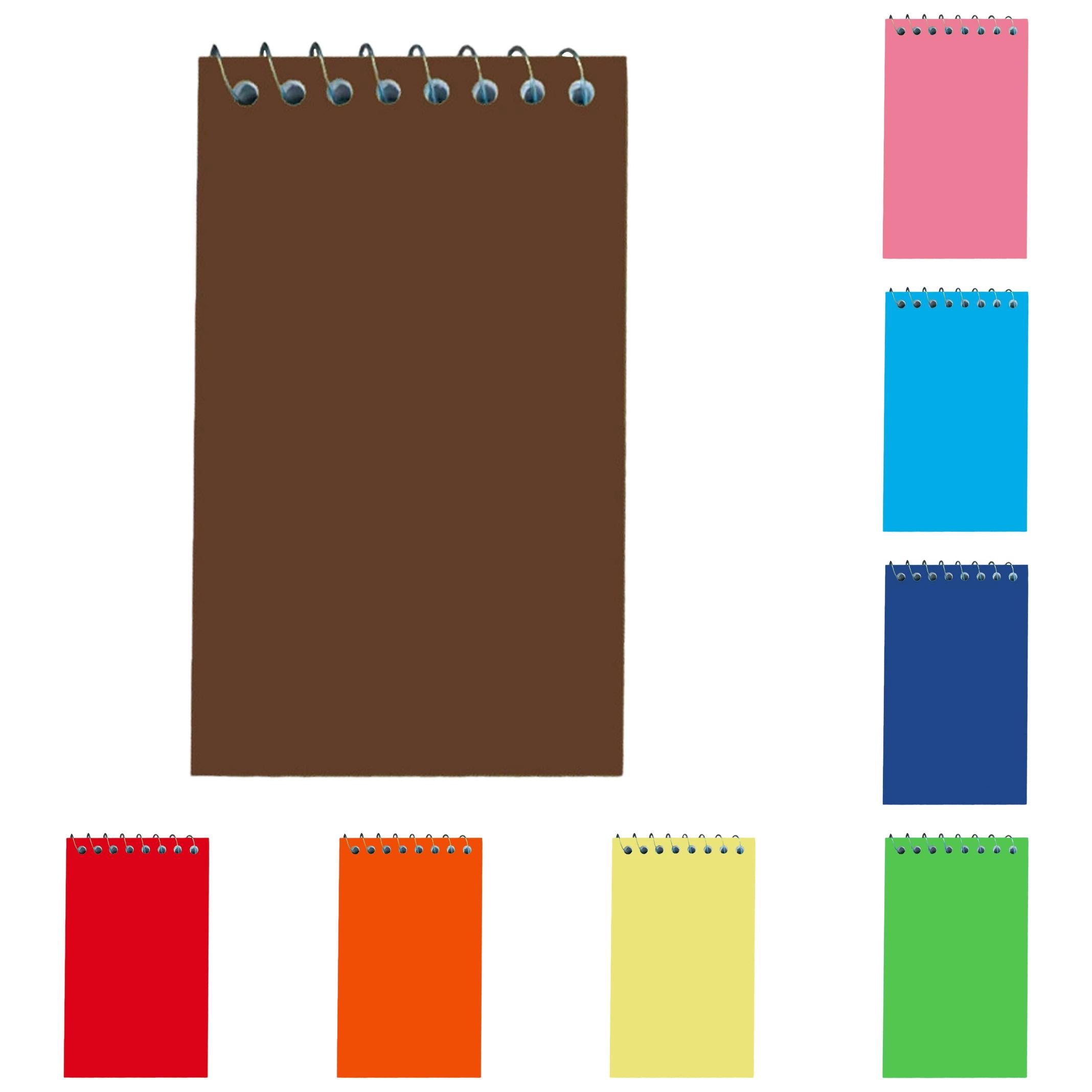 9PCS Spiral Memo Pads, Top Wire Bound, 3 X 5 inch Pocket Notepad ...
