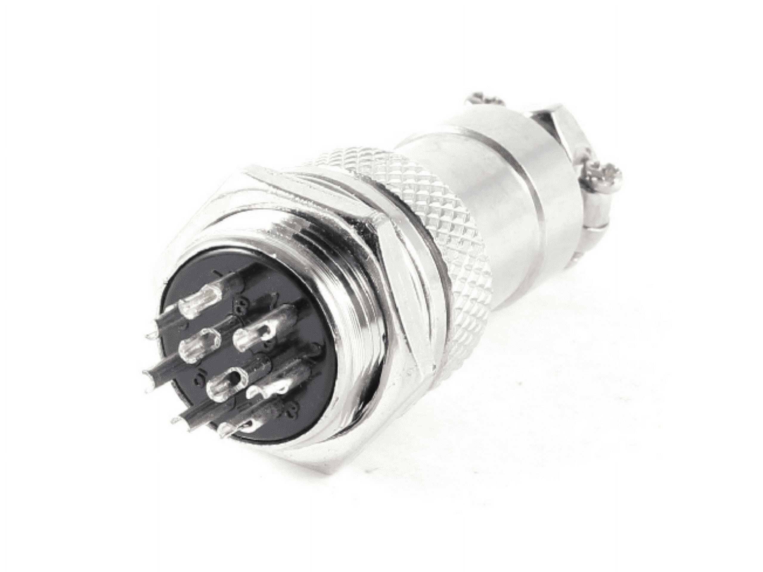 9PIN 16mm GX16-9 pin plug cable connector plug Aviation Plug Male ...