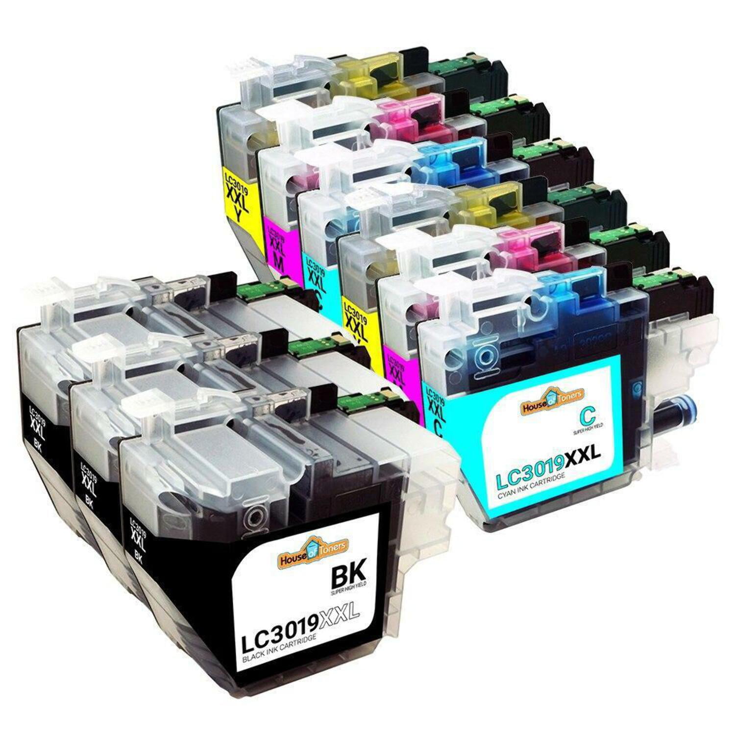 9PK Brother LC3019XXL Super HY Compatible Ink Cartridges - Walmart.com