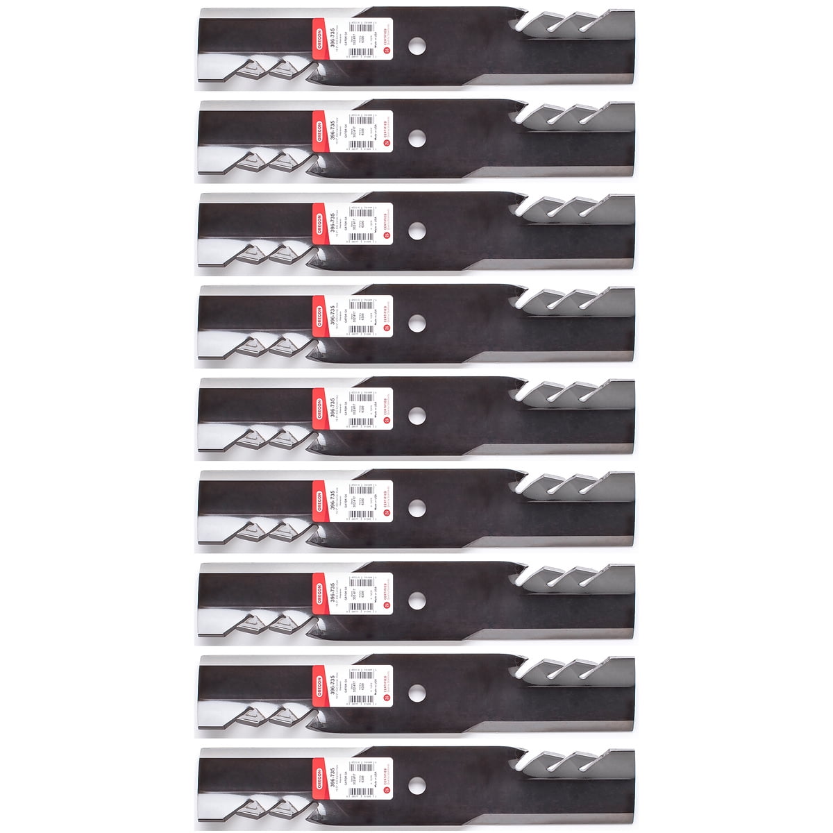 9PK Oregon 396-735 G6 Gator Blades for 48" Gravely GDU10230 - Walmart ...