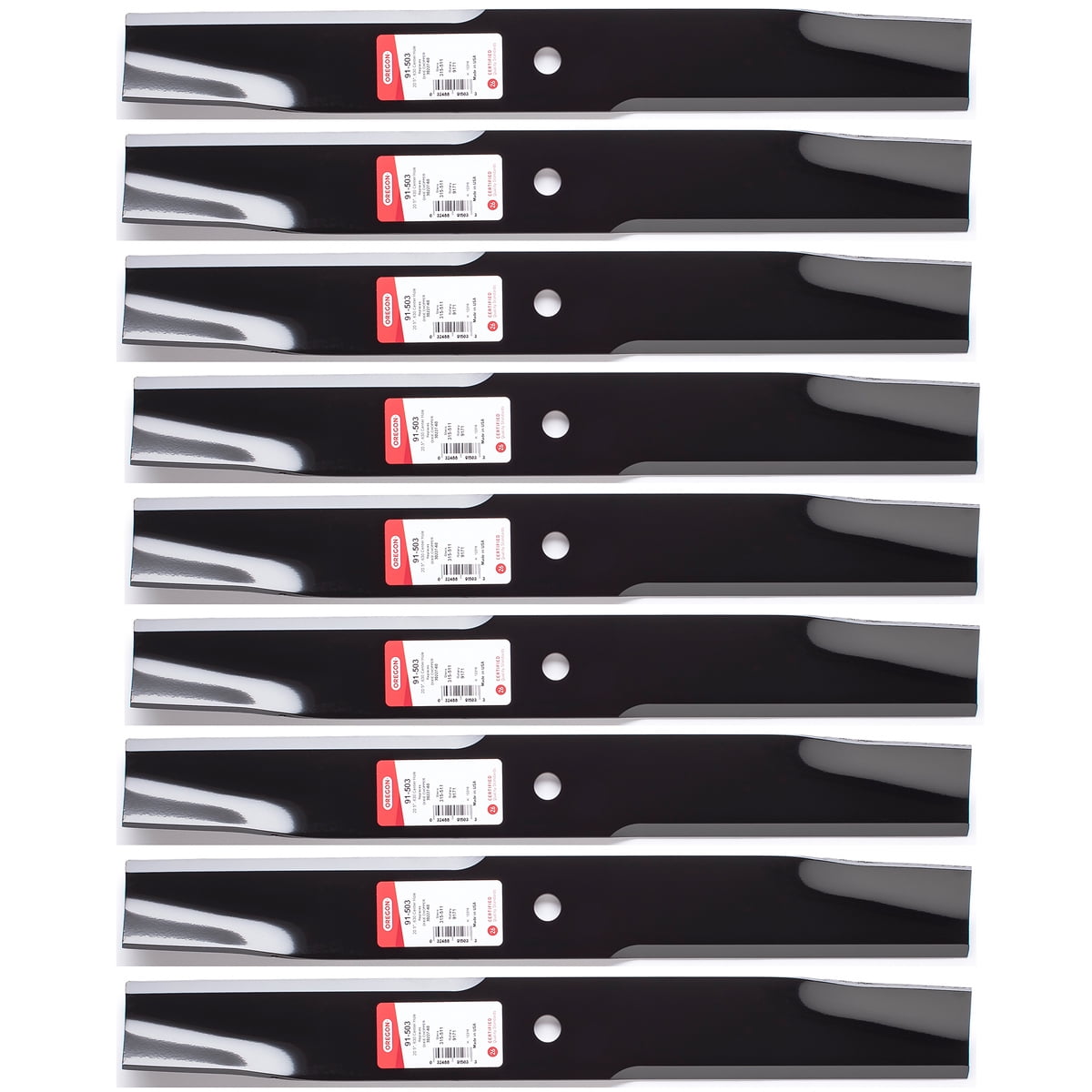 9PK Oregon 91-503 High Lift Blades for 60" Dixie Chopper 30227-60 ...