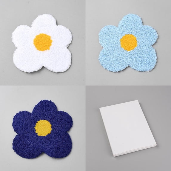 9Pcs 3 Styles Computerized Embroidery Cloth Self Adhesive Patches Stick ...