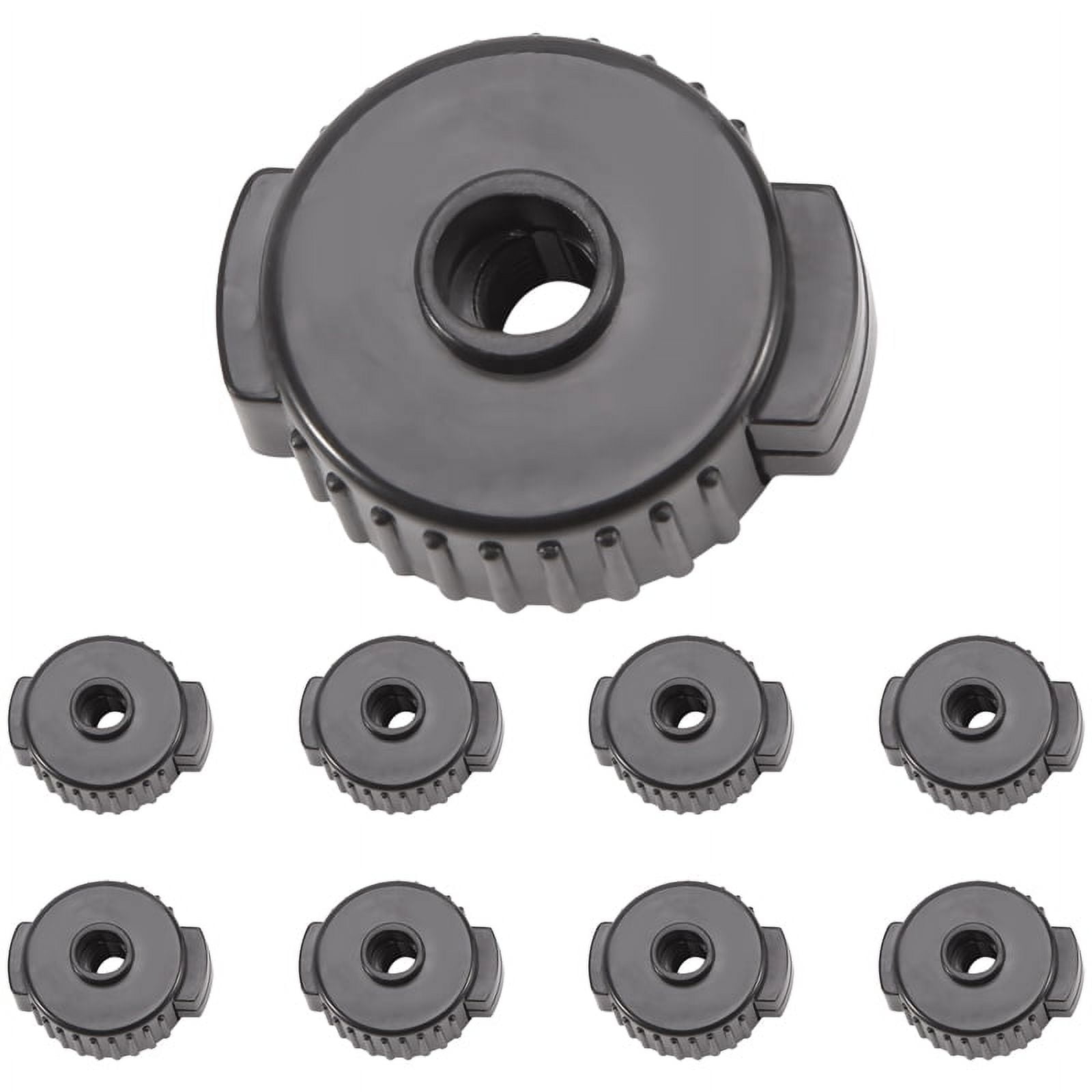 9Pcs ABS Drum Set Quick Release Nuts Cymbal Quick Assembly Drum Mate ...
