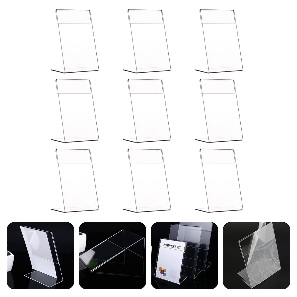 L Shaped Acrylic Display Stand for Practical Use Transparent and Ideal ...