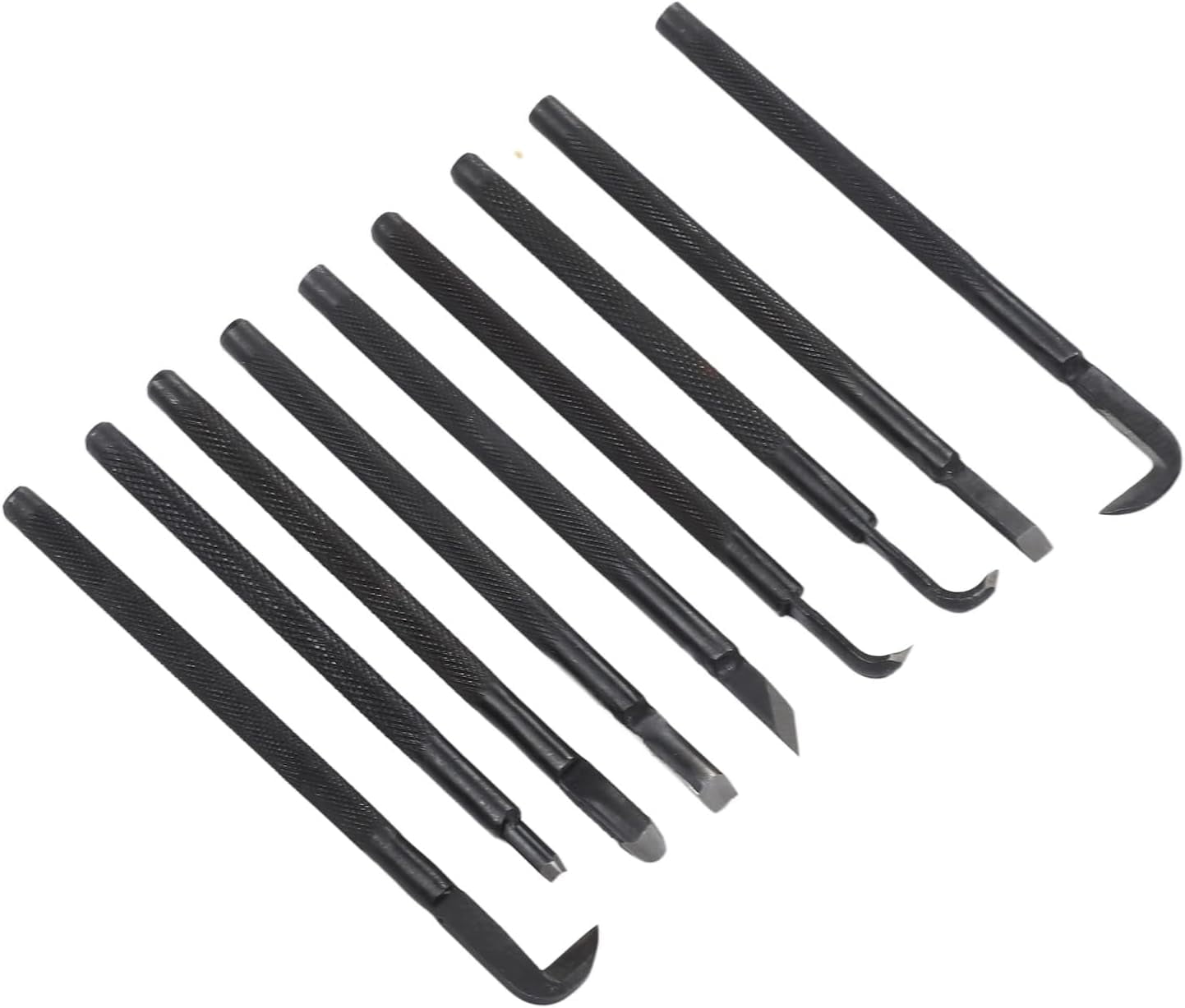 9Pcs Bonsai Tree Tool Set Drawing Knife Shaping Scraping Handle Wood ...