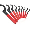 9Pcs C-Shape Carbon Steel Spanner Wrench Set Adjustable Shock Wrench ...