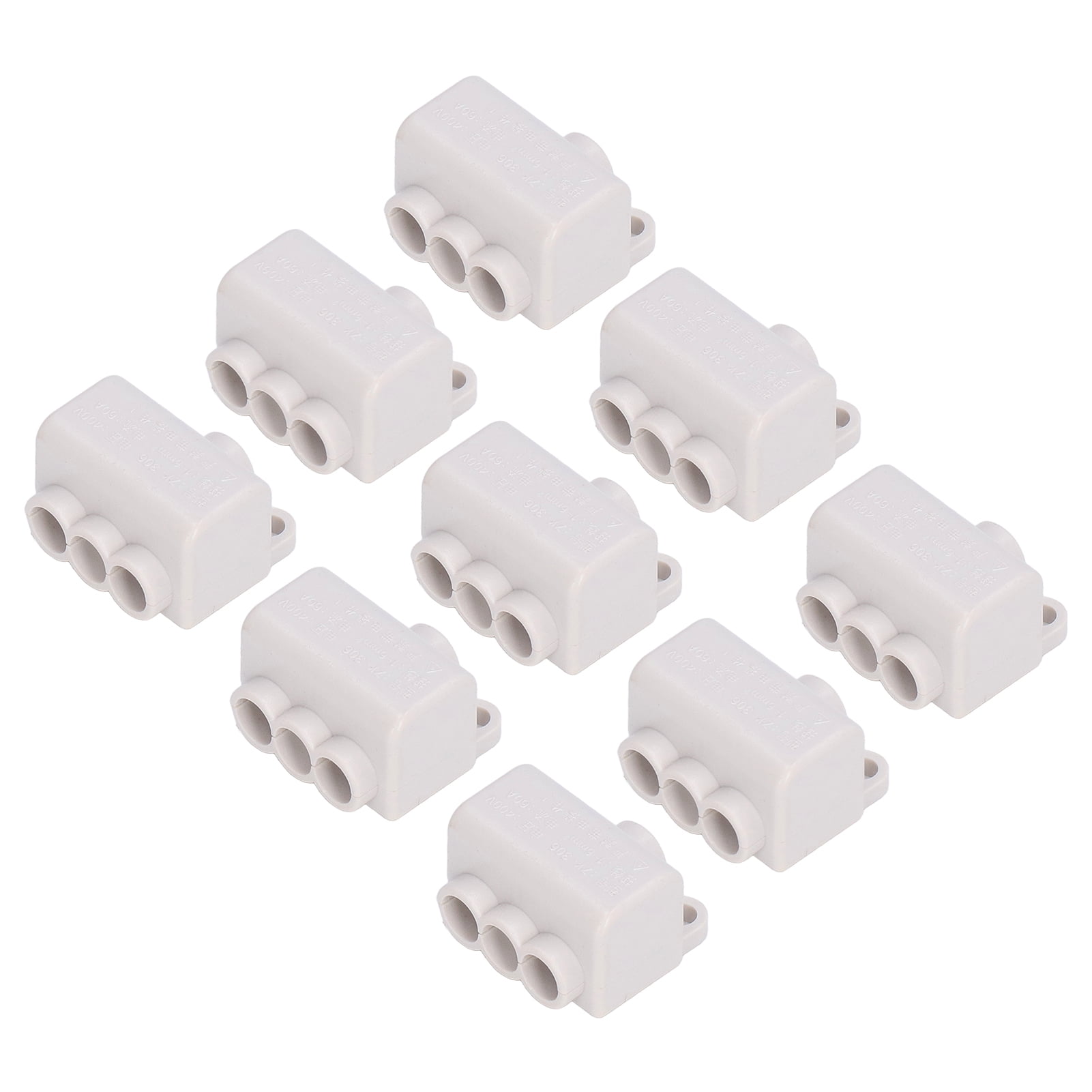 9Pcs Cable Splitter Flame Retardant High Power T Type Cables Combiner ...