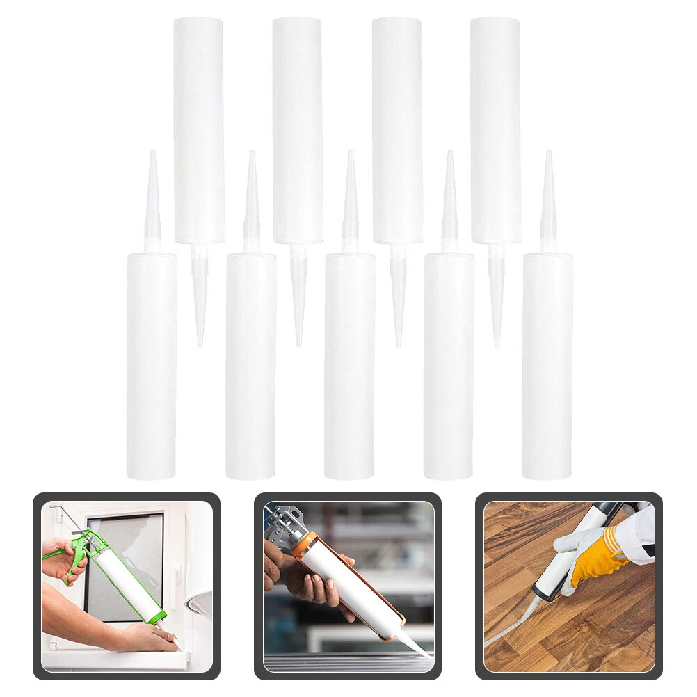 9Pcs Caulking Sealant Tubes Empty Caulk Tubes Fillable Sealant Caulking ...